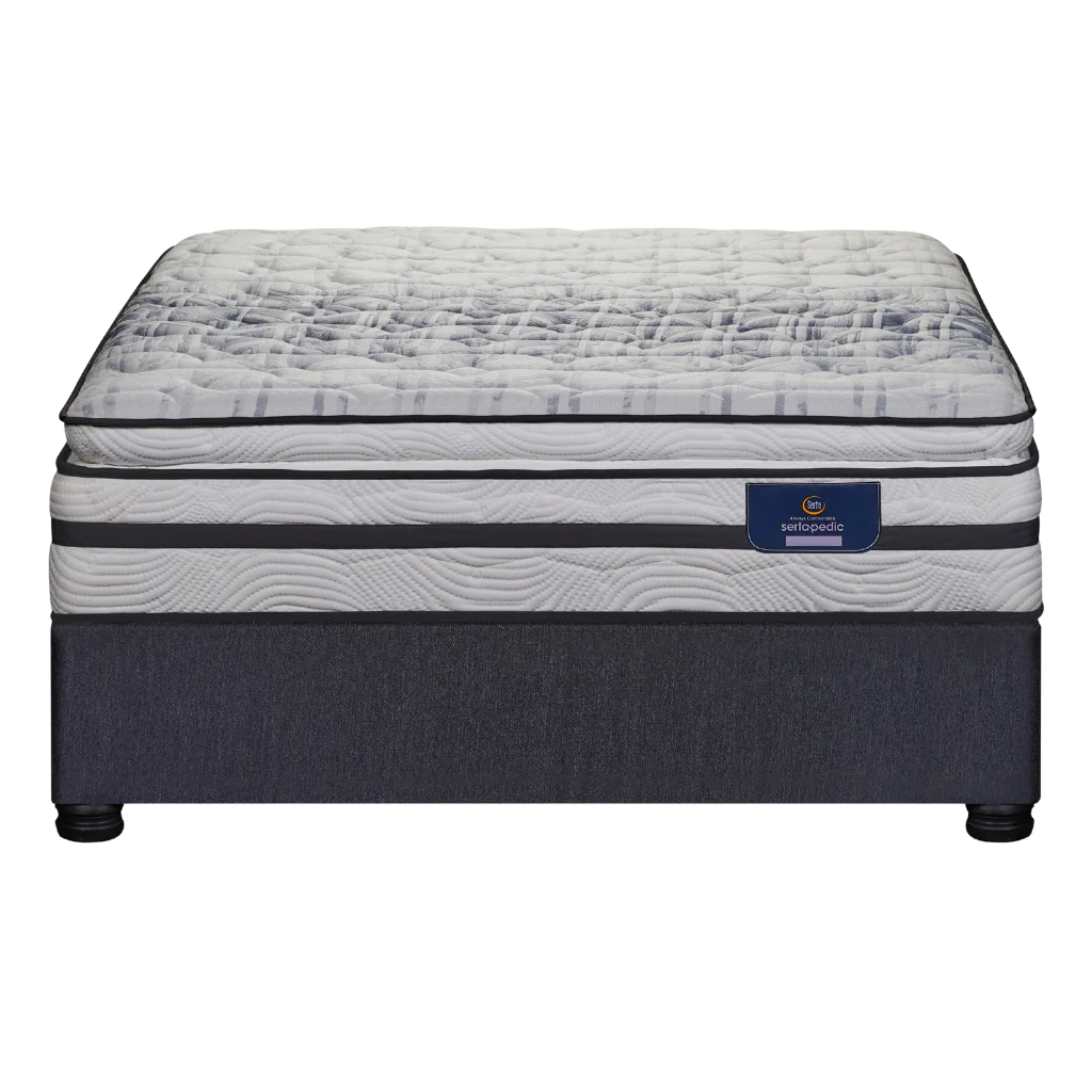 Serta Sertapedic Manhattan Plush Pillow Top King Base Set
