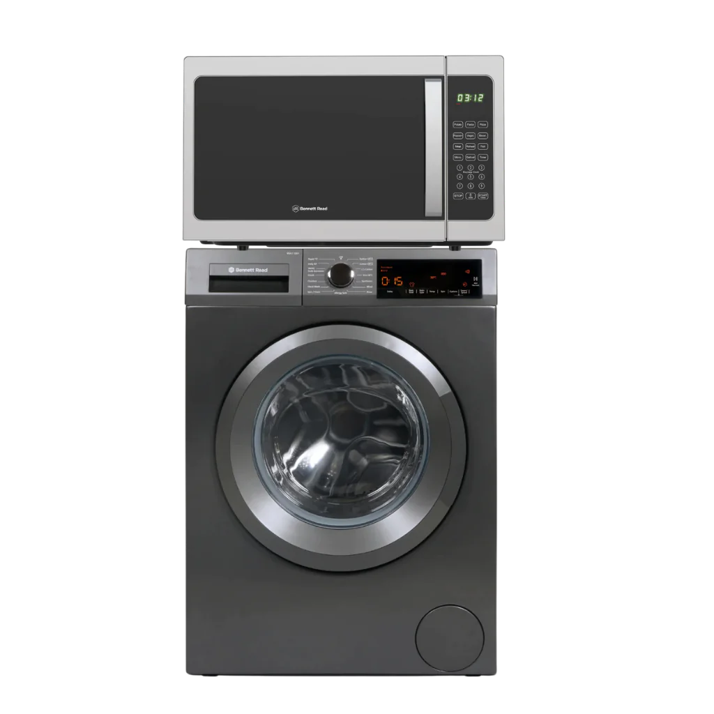 Bennett Read 9kg Dark Grey Steam Advanced Front Loader Washing Machine ...