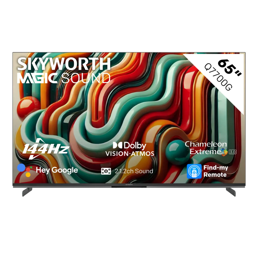 Skyworth 65" Smart QLED 144HZ Google TV