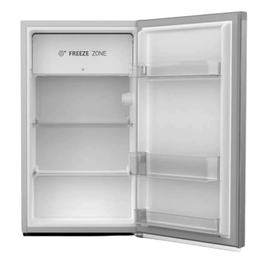 Mora 92L Titanium Silver Bar Fridge Open