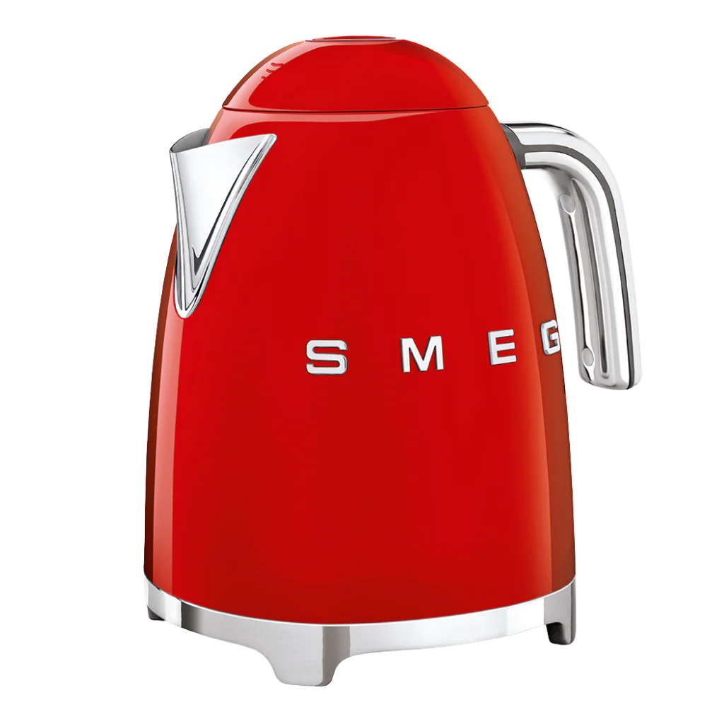 Smeg Red Retro Electric Kettle 1.7 L Side V1