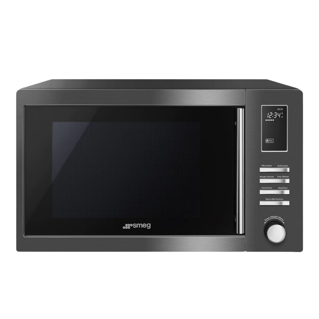 Smeg 25L Dark Inox Microwave